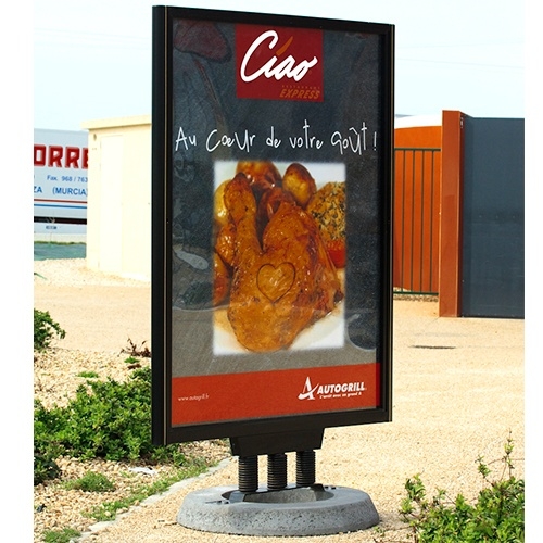 STOP TROTTOIR GRAND FORMAT PIED BETON